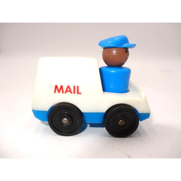 Fisher-Price | Toys | Fisher Price Little People Mail Truck Blue ...